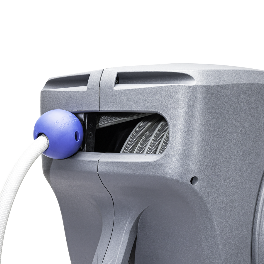 Orbit Auto-Retractable Garden Hose Reel | 100ft Heavy-Duty 5/8 ...