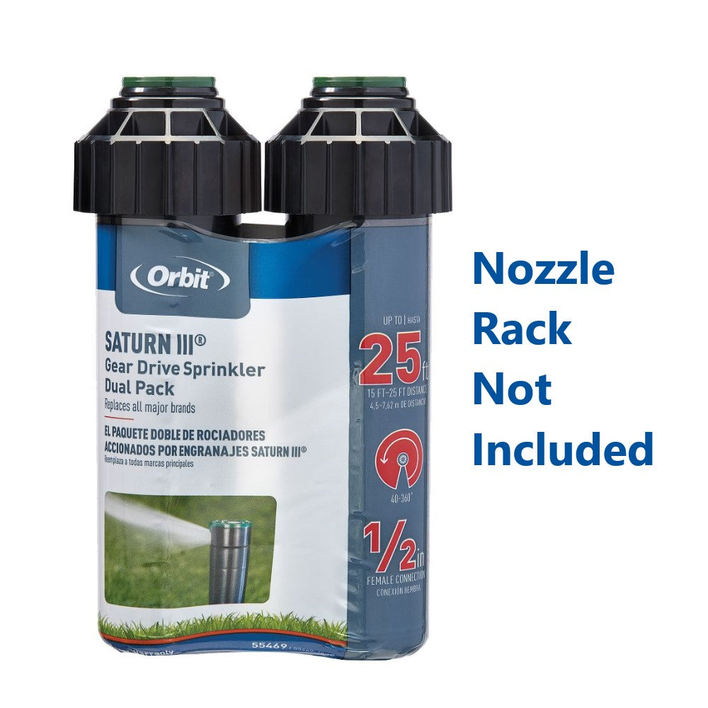 Saturn III® Gear-Drive Rotor Sprinklers and Nozzle Racks – OrbitOnline