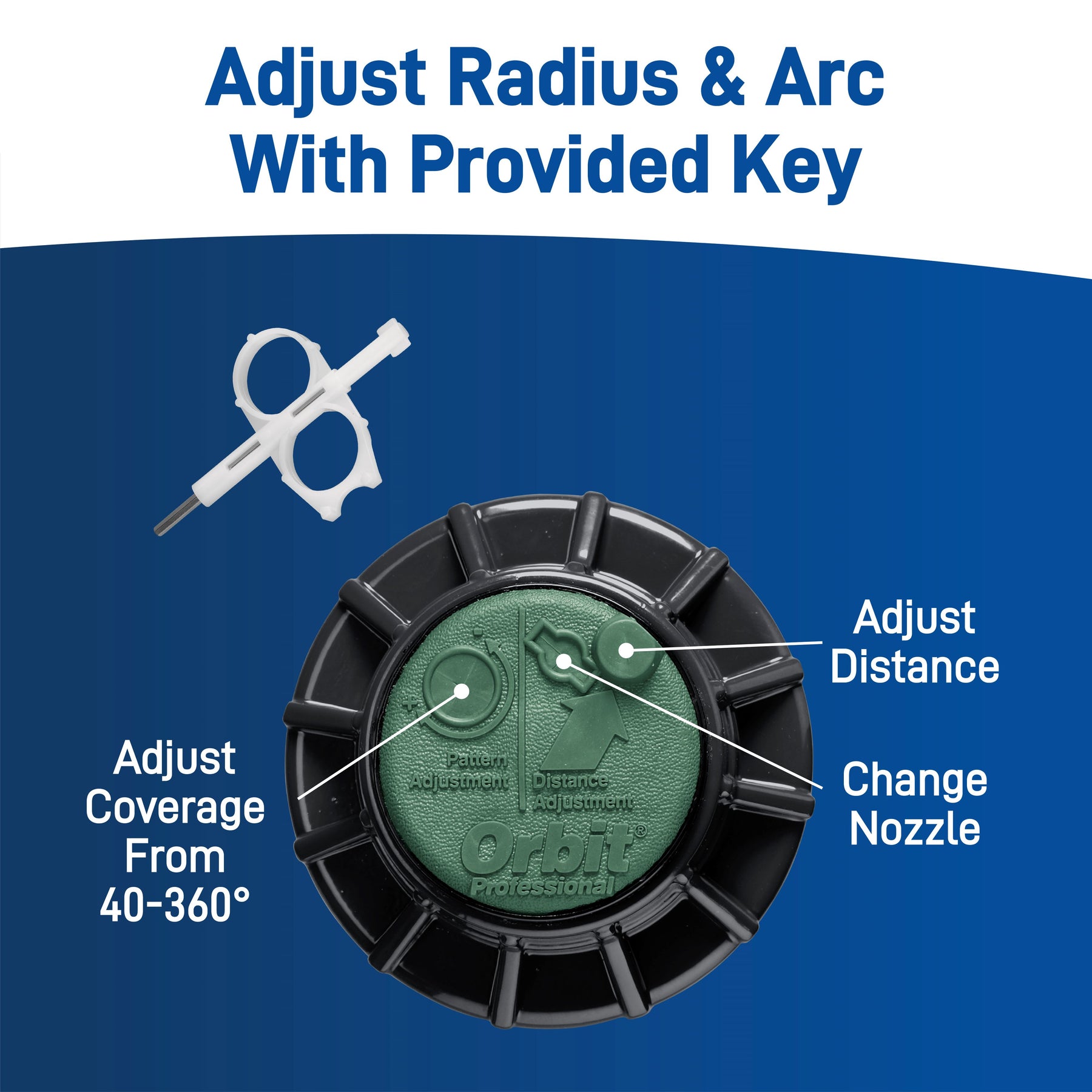 Voyager II® Professional Gear-Drive Rotor Sprinkler – OrbitOnline