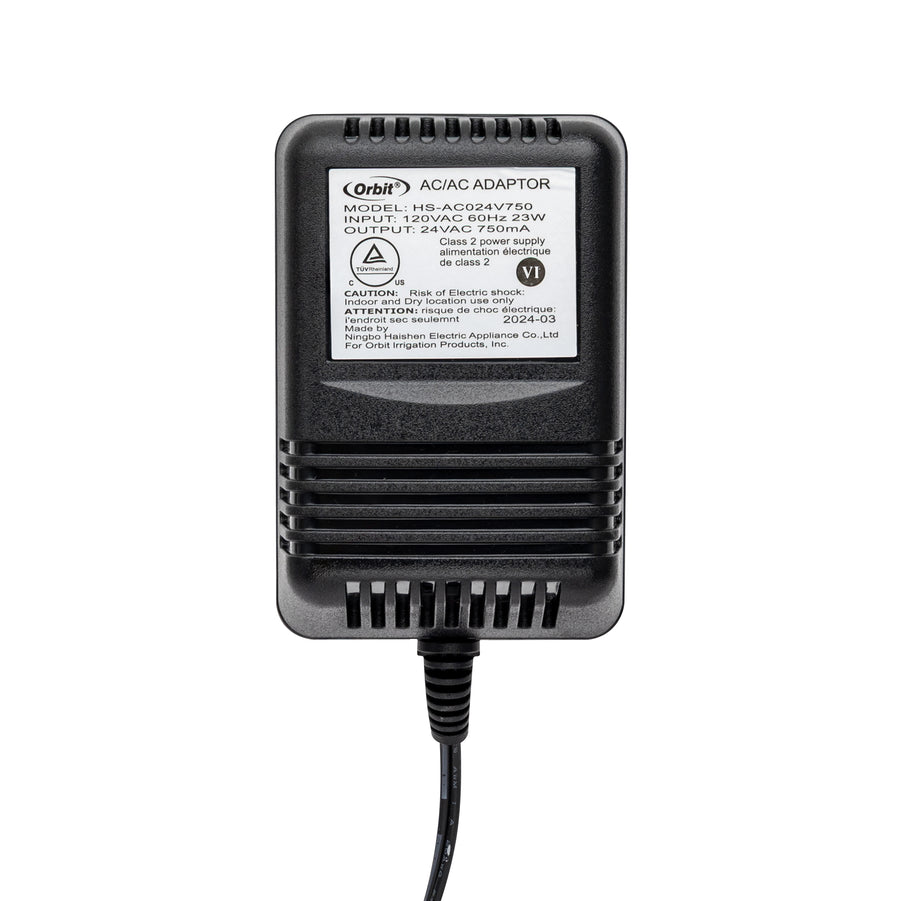 24V 750mA Transformer for Indoor Sprinkler Controllers – OrbitOnline